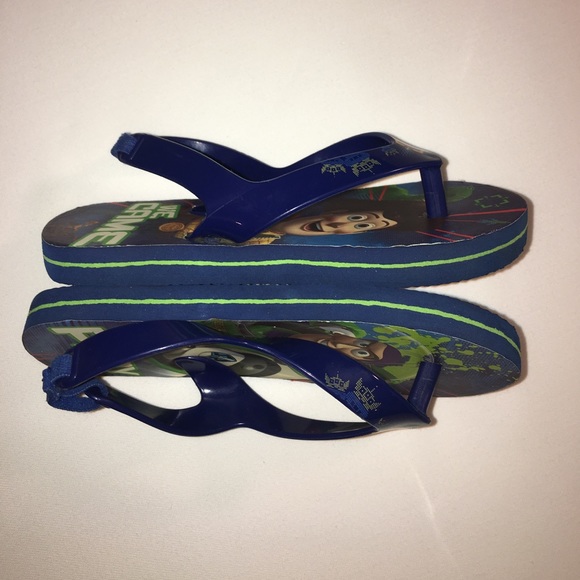 Disney | Shoes | Disney Toy Story Buzz Woody Flip Flop Thong Sandal ...